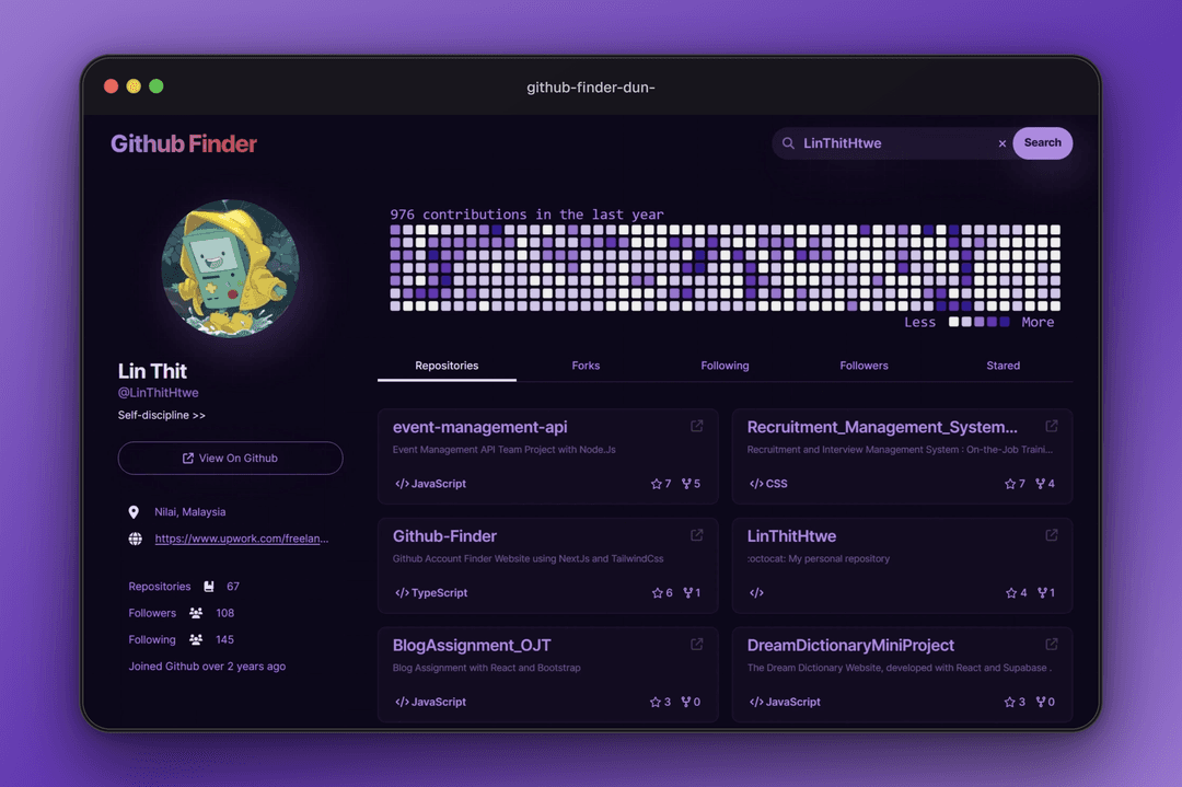 Lin Thit Htwe | Projects